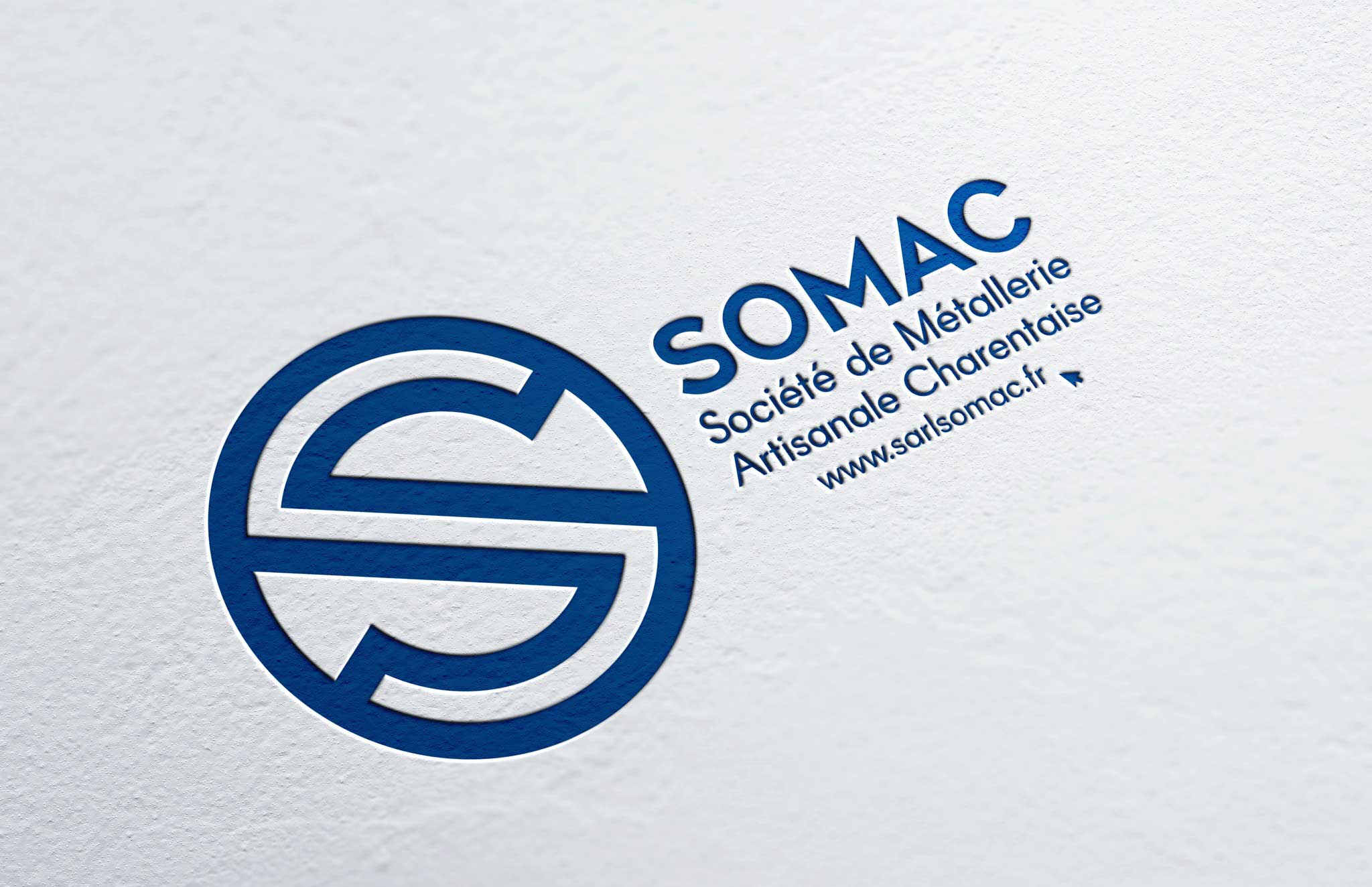Logo métallerie artisanale SOMAC